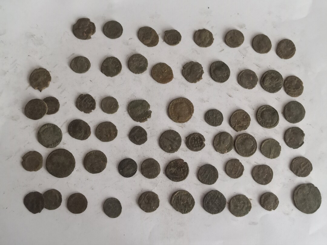 Lot of 58 Ancient Roman Bronze Coins II-V Century Ad - Etsy