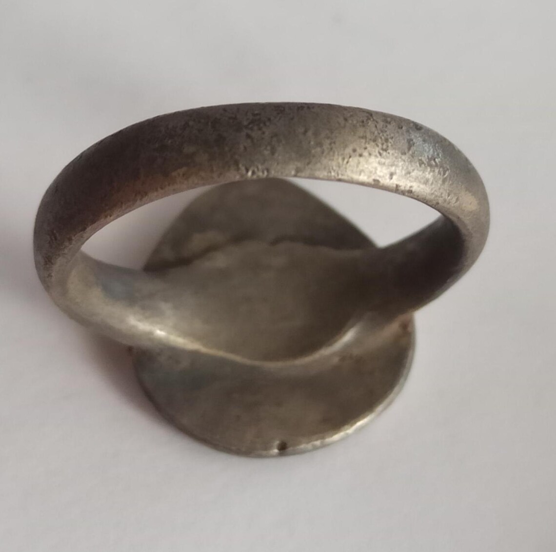 Fine Late Byzantine Silver Gilded Ring With Cross on Bezel 1300-1400 Ad ...