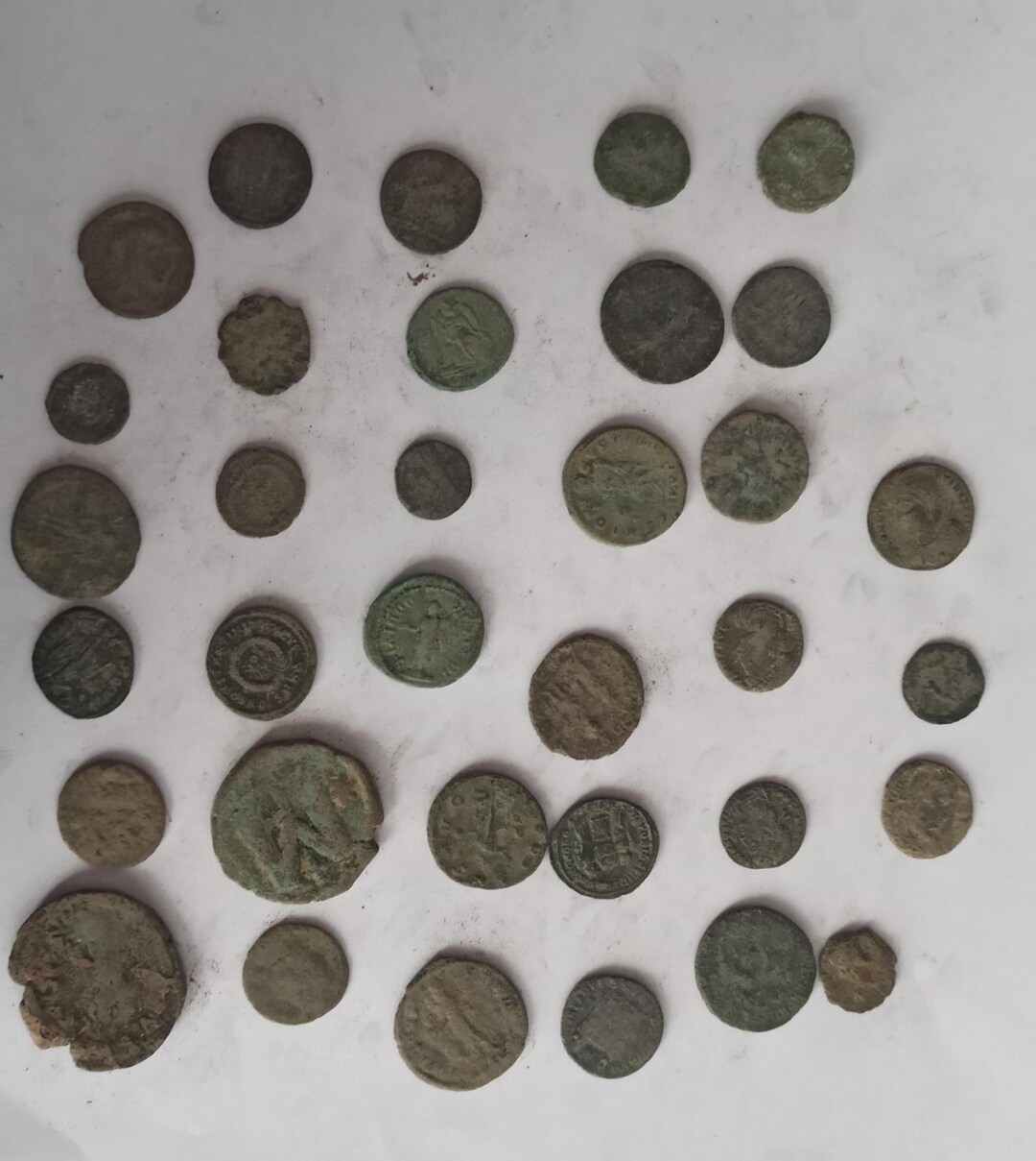 Lot of 34 Ancient Roman & Byzantine Bronze Coins II-VI Century Ad - Etsy