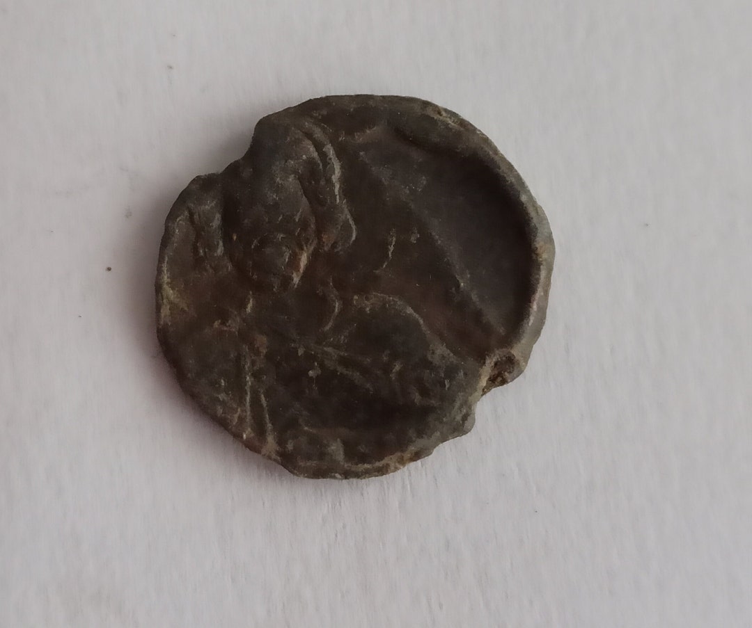 Rare Ancient Byzantine Seal With Saint and Inscription 1000-1100 Ad - Etsy