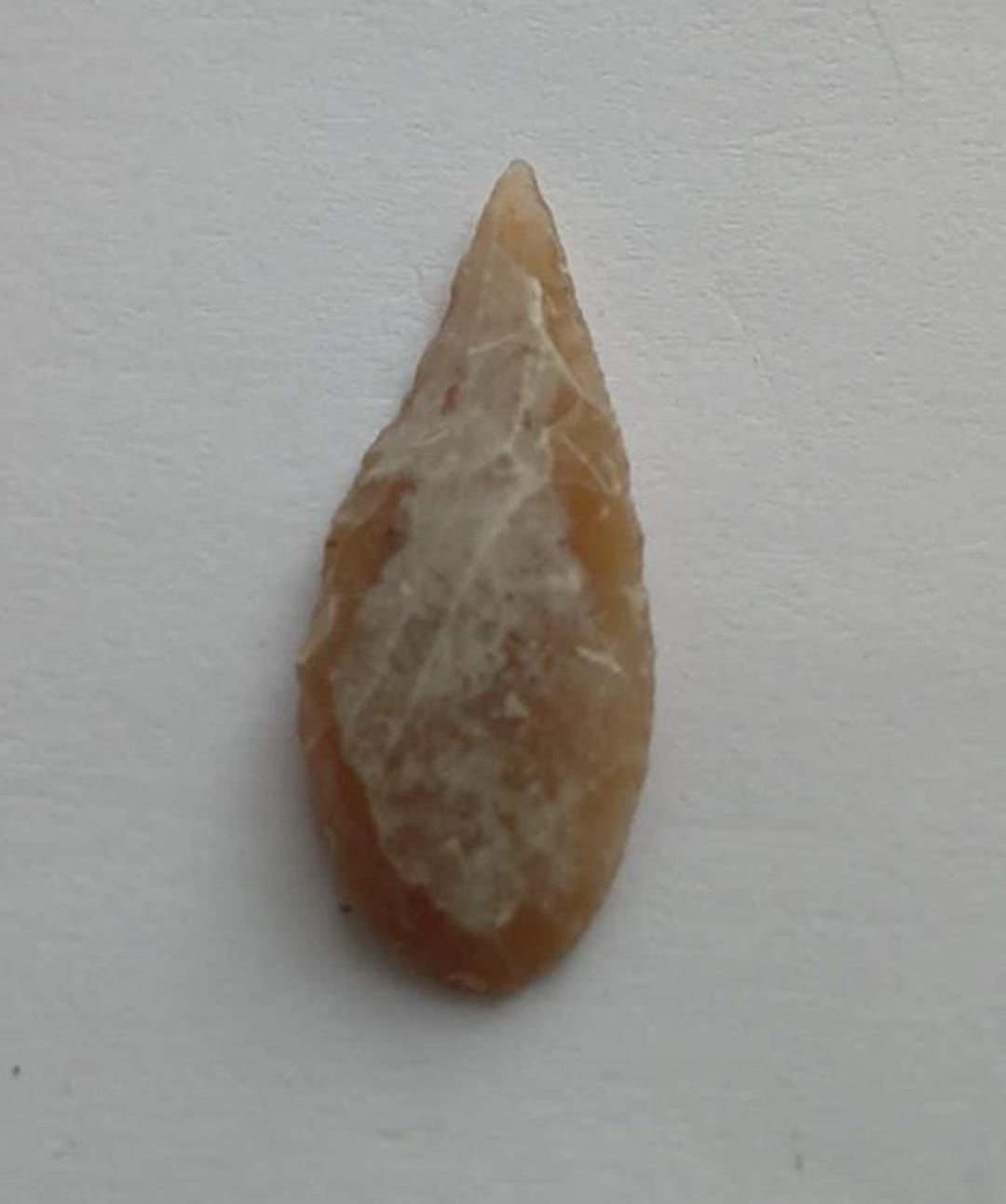 Neolithic Flint Carved Leaf-shaped Arrowhead. Stone Age Britain 3000 B ...