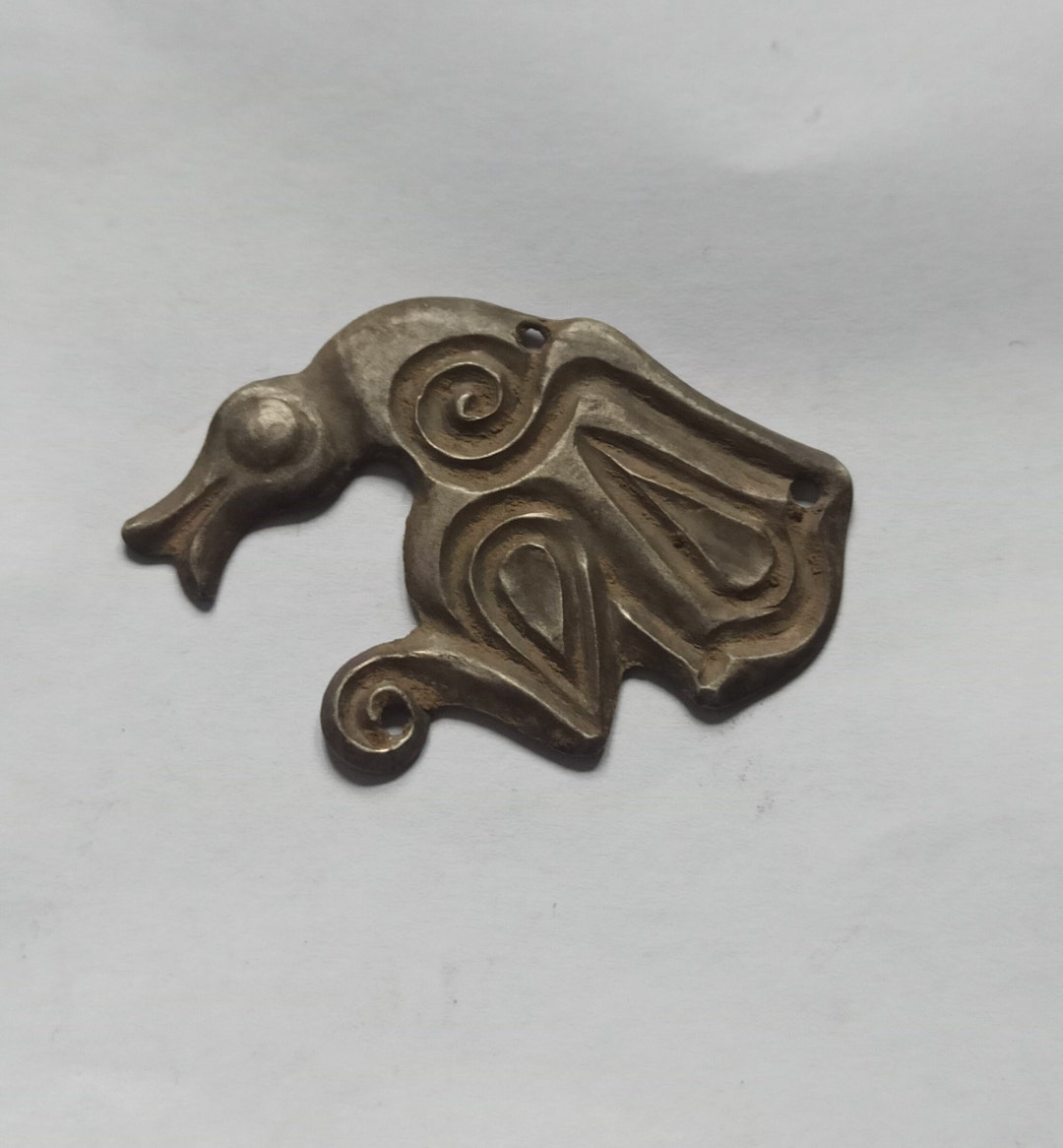 Rare Ancient Viking Nordic Silver Applique of a Dragon 900-1100 Ad - Etsy