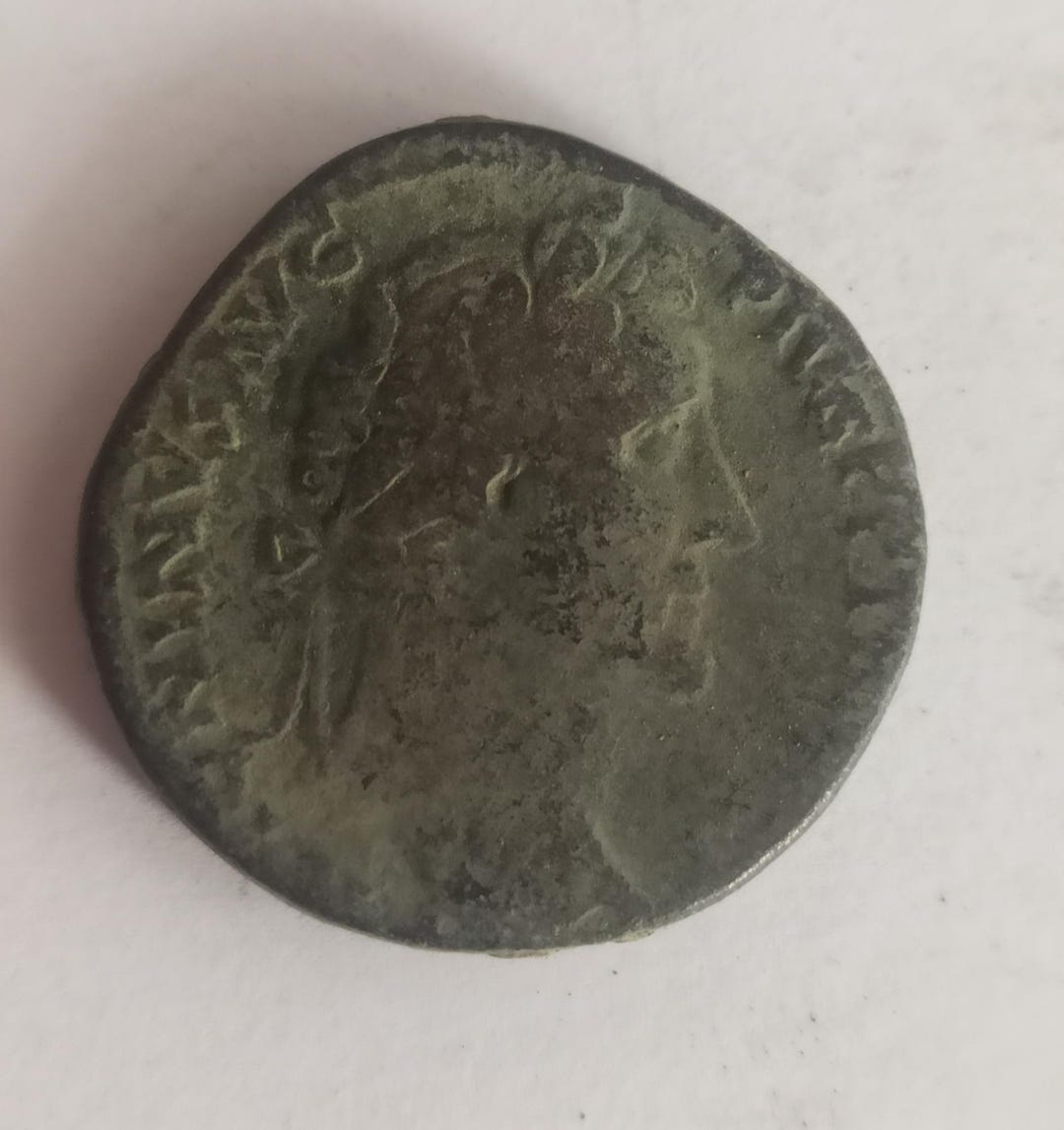 Thick Ancient Roman Bronze Sestertius of Emperor Antoninus Pius /138 ...