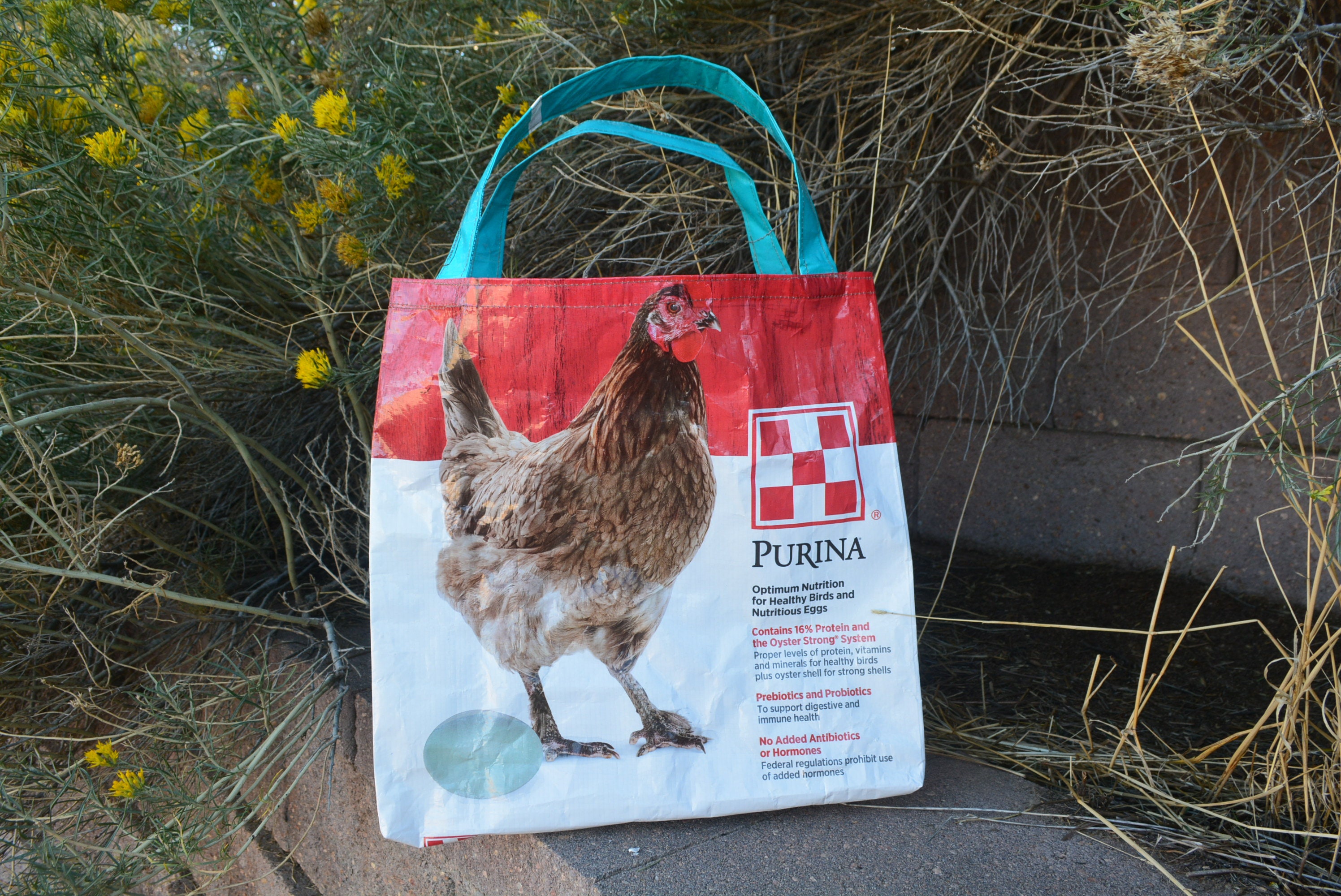 Upcycled Feed Bag Tote. RECYCLED FEED BAGS Totes, Reusable Tote Bag ...