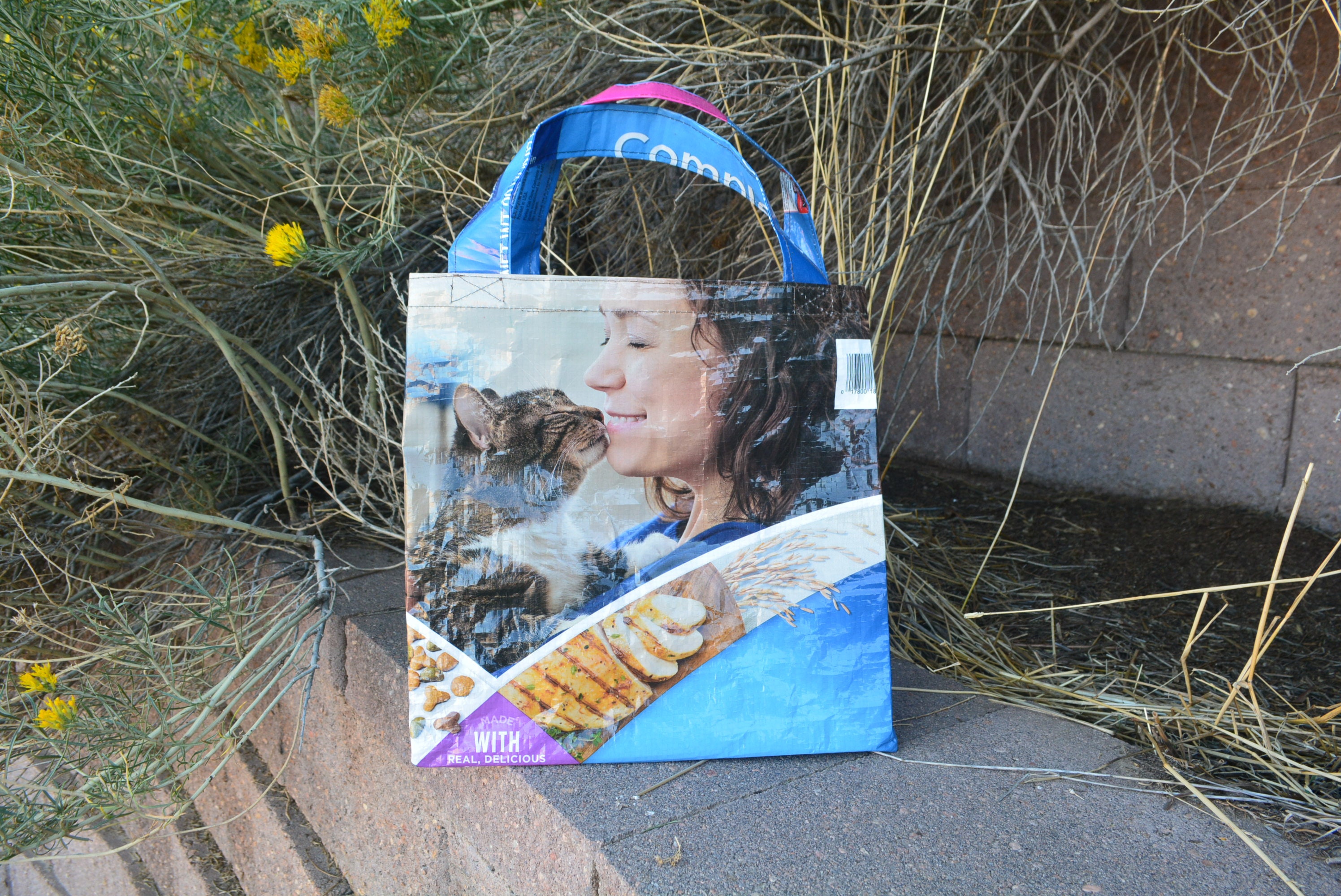 Upcycled Feed Bag Tote. RECYCLED FEED BAGS Totes, Reusable Tote Bag ...