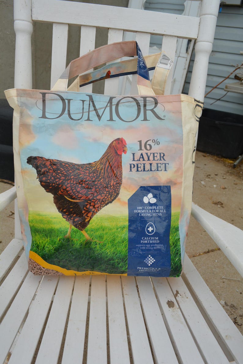 Upcycled Feed Bag Tote. RECYCLED FEED BAGS Totes, Reusable Tote Bag ...