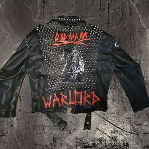 CUSTOM ORDER Jackets Vests Studded Leather Punk Crust Metal Alternative ...
