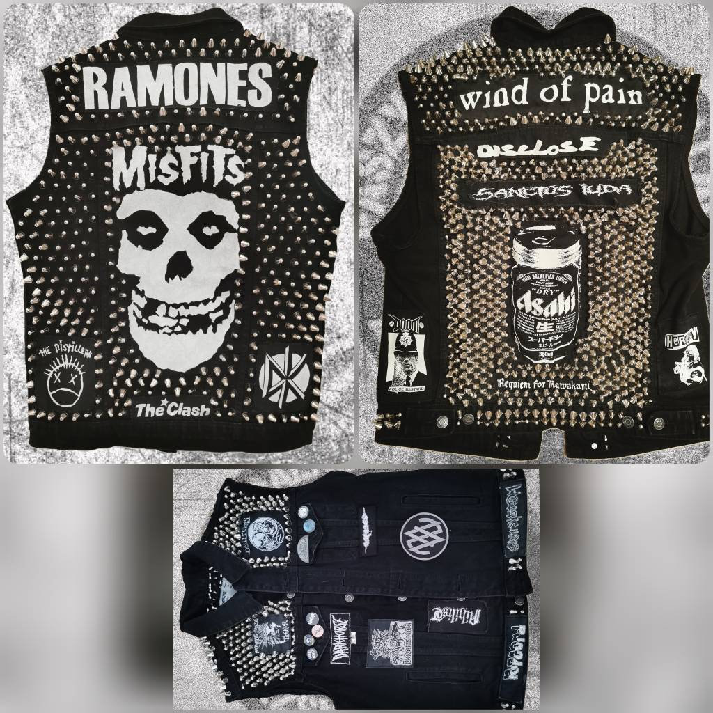 CUSTOM ORDER / Punk Jacket / Punk Vest / Crust Punk / Metal / - Etsy UK