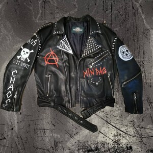 CUSTOM ORDER Jackets Vests Studded Leather Punk Crust Metal Alternative ...
