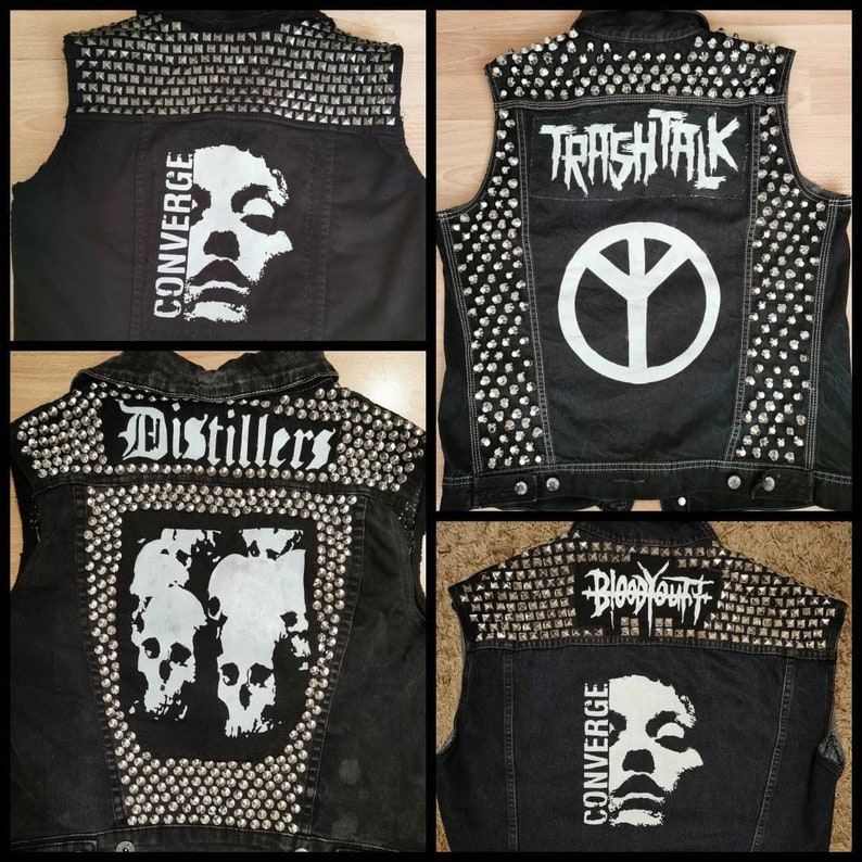 CUSTOM ORDER / Punk Jacket / Punk Vest / Crust Punk / Metal / - Etsy