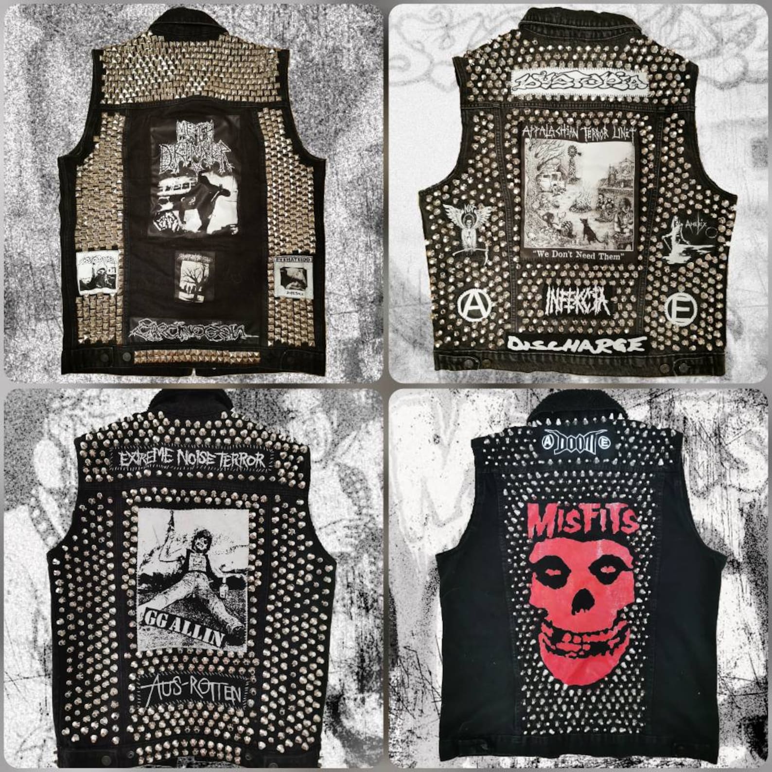 CUSTOM ORDER / Punk Jacket / Punk Vest / Crust Punk / Metal / - Etsy UK