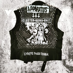 CUSTOM ORDER Jackets Vests Studded Leather Punk Crust Metal Alternative ...