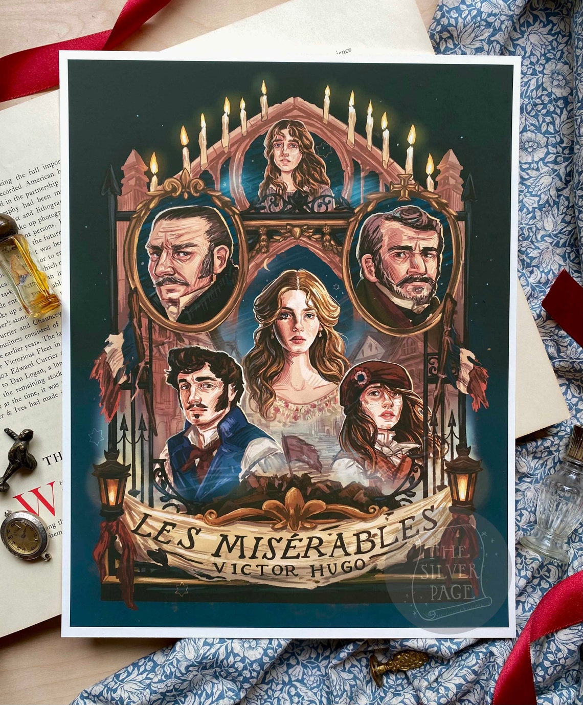 Les Miserables Reimagined Book Cover 11x14 - Etsy