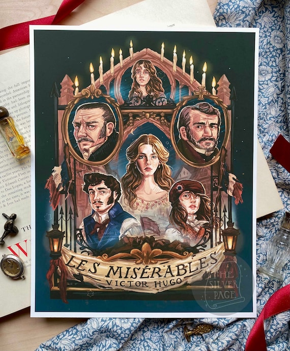 Les Miserables Reimagined Book Cover | Etsy
