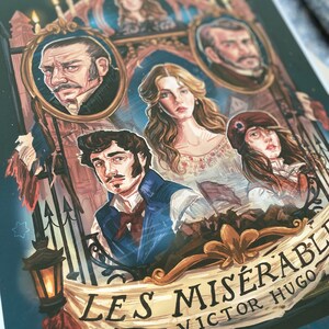 Les Miserables Reimagined Book Cover 11x14 - Etsy