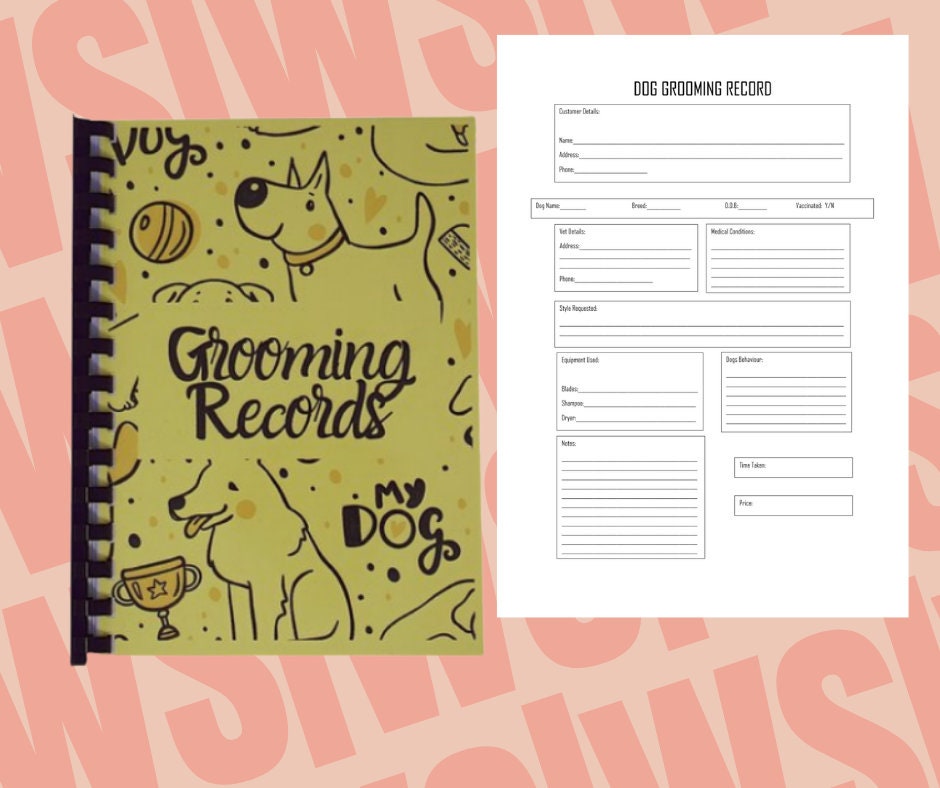 Paper Design & Templates Dog Grooming Form | Mobile Dog Grooming ...