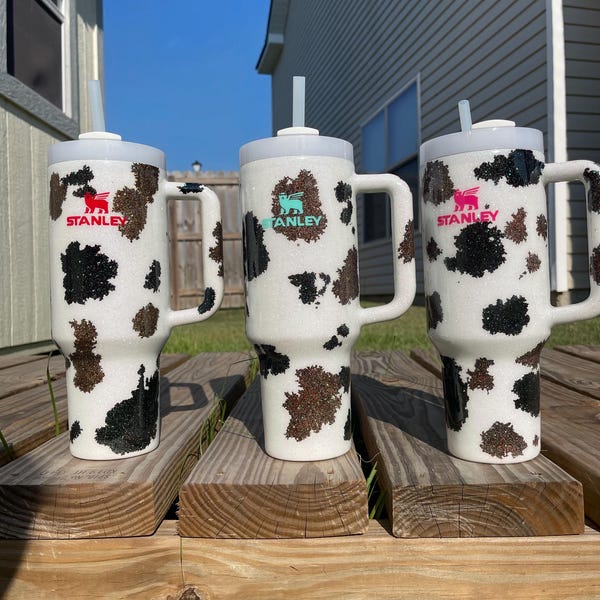Cow Print Stanley Cup - Etsy