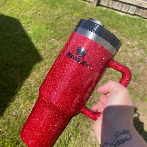 Customized Red Stanley Cup - Etsy