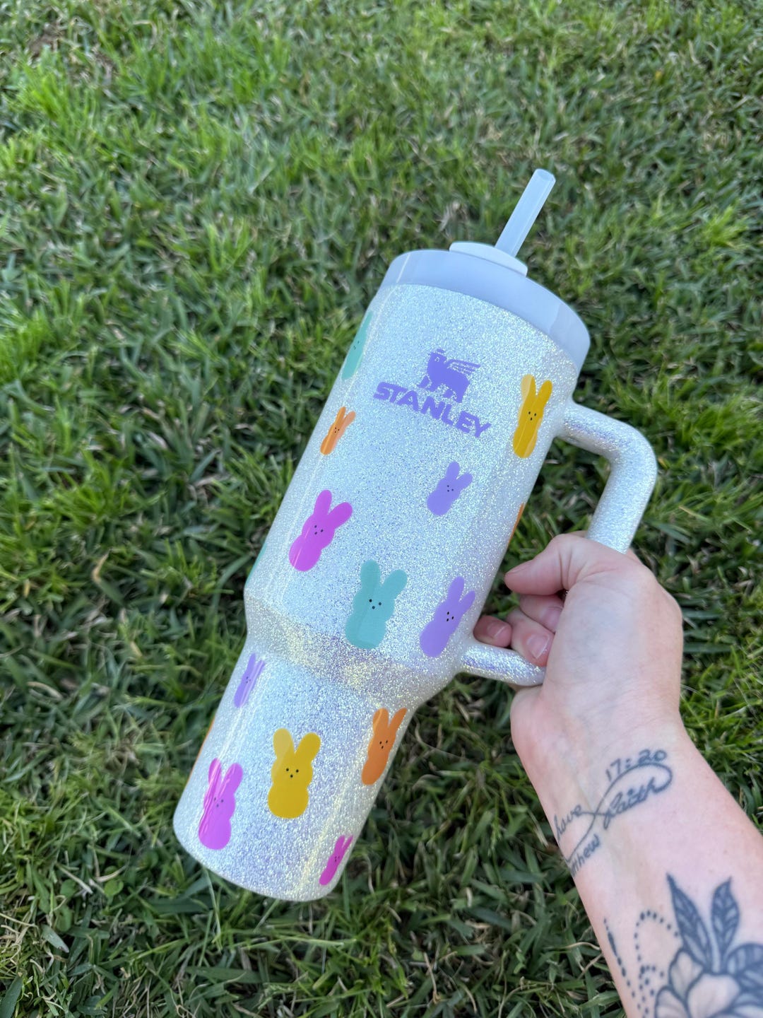 Easter Bunny Customized Stanley Tumbler Tumbler 40oz | Personalized ...