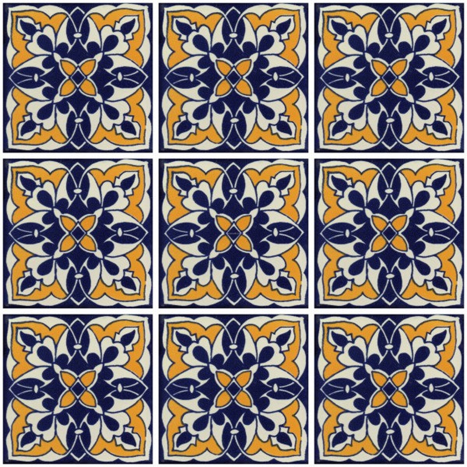 POOL TILES Mexican Talavera Ceramic Frost Proof Handcrafted | Etsy