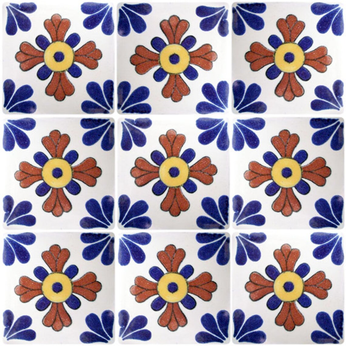 POOL TILES Mexican Talavera Ceramic Frost Proof Handcrafted - Etsy