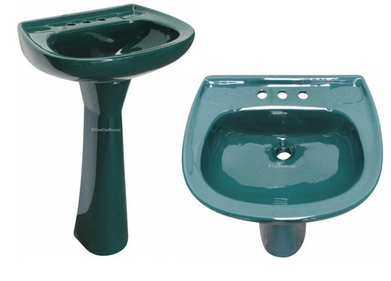 Green Colored Toilets And Sinks Vannes 60" Double Sink Bathroom Vanity
