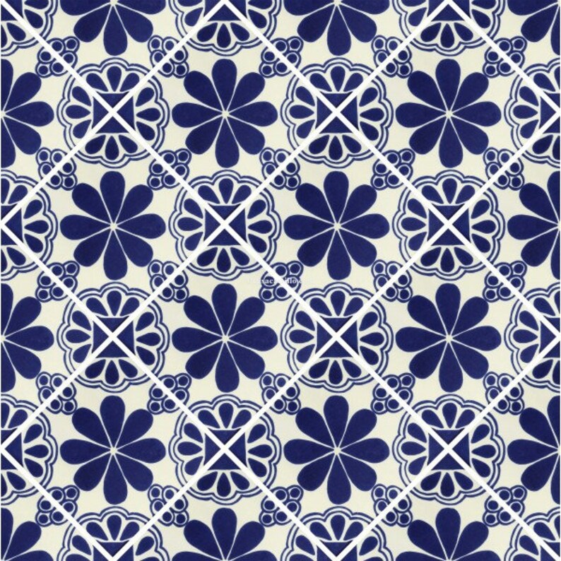 Mexican Talavera Ceramic Tiles Barroco Handcrafted Salinas - Etsy