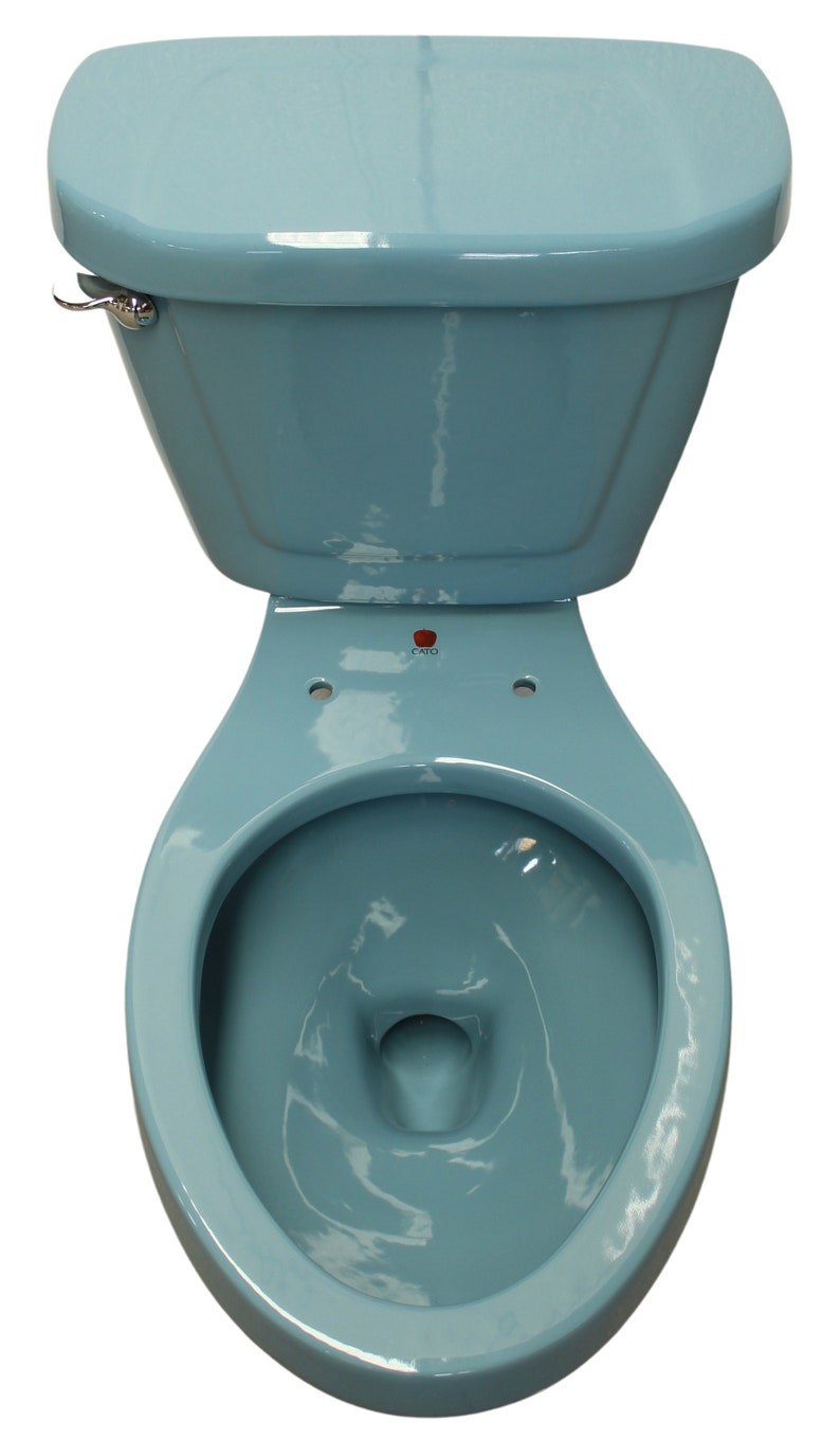 Mexican Toilet ELONGATED Hand Painted Azul Holanda Cato - Etsy