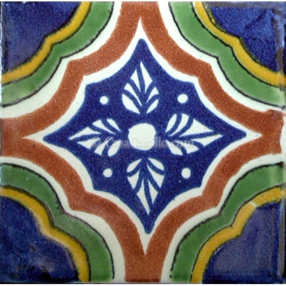 Mexican Talavera Ceramic Tiles Tradicional Handcrafted - Etsy