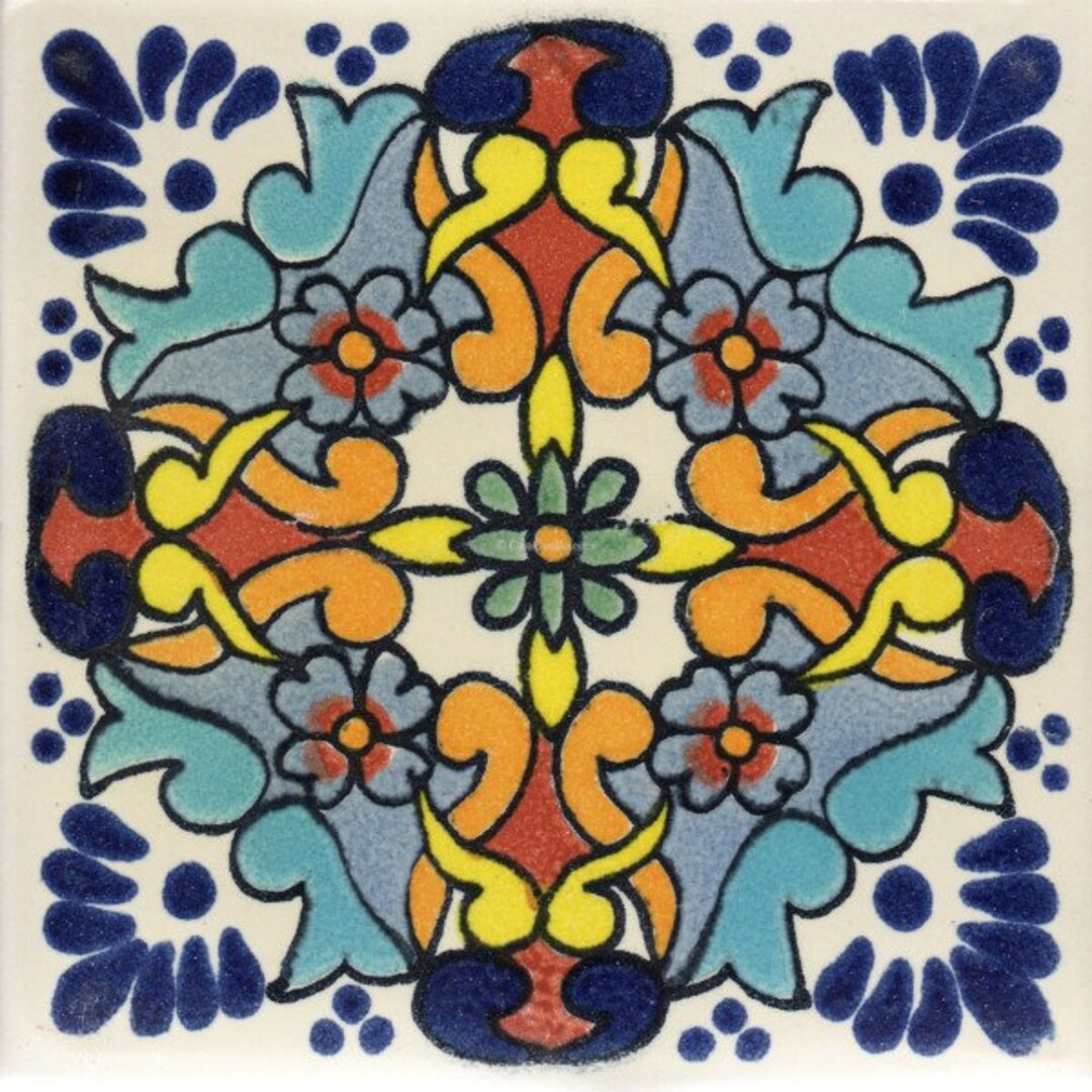 POOL TILES Mexican Talavera Ceramic Frost Proof Handcrafted - Etsy