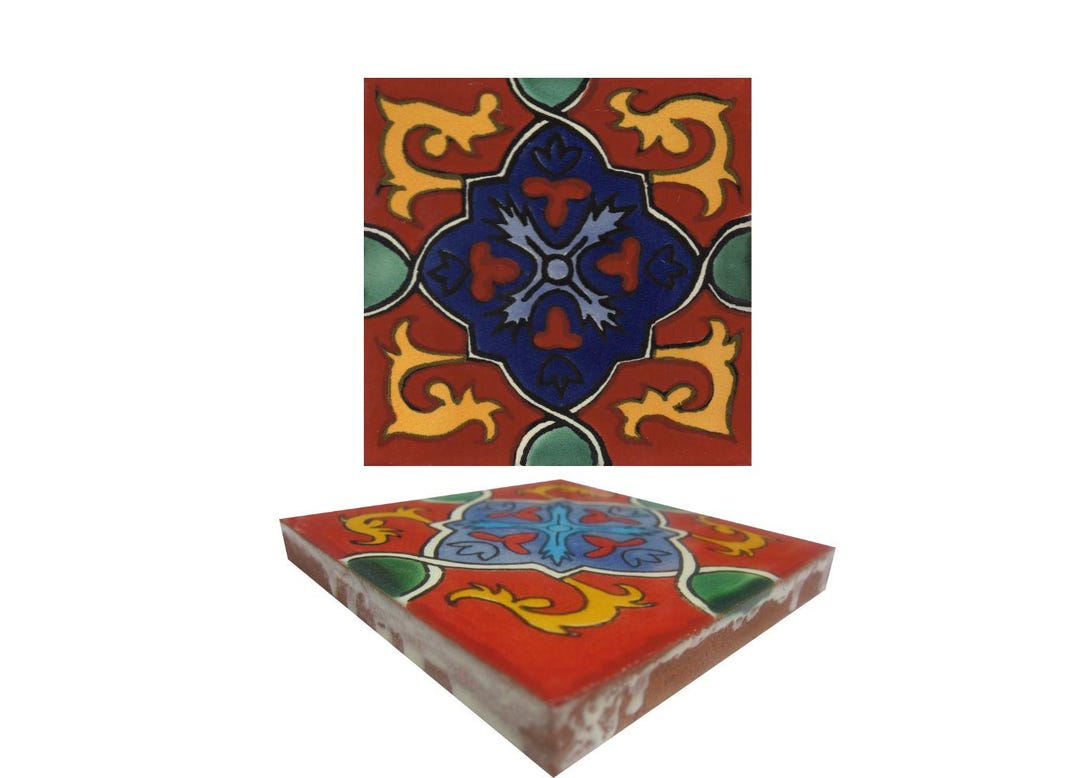 POOL TILES Mexican Talavera Ceramic Frost Proof Handcrafted Tiles ...