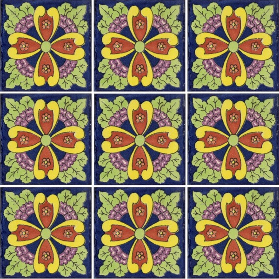 POOL TILES Mexican Talavera Ceramic Frost Proof Handcrafted - Etsy
