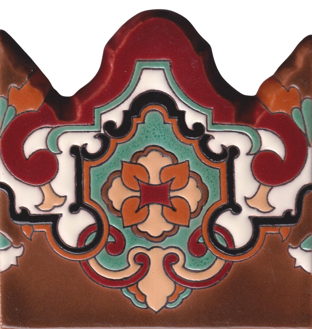 Ceramic High Relief Border Tiles Handcrafted - Sabatine - - Etsy
