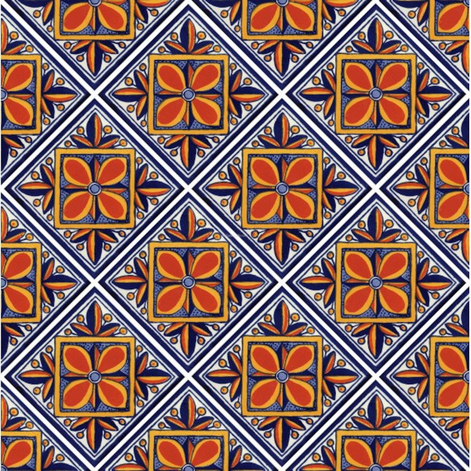 POOL TILES Mexican Talavera Ceramic Frost Proof Handcrafted | Etsy