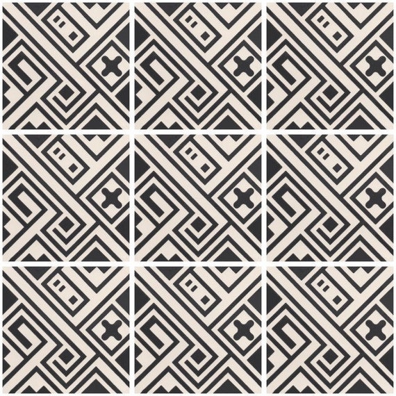 Mexican Ceramic Floor Tile Handcrafted CT13 | Etsy