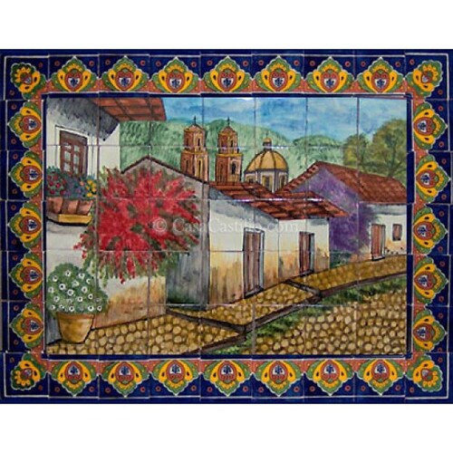 Mexican Talavera High Relief Mural Flores Y Aves - Etsy