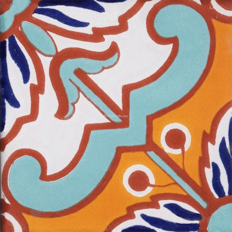 POOL TILES Mexican Talavera Ceramic Frost Proof Handcrafted - Etsy