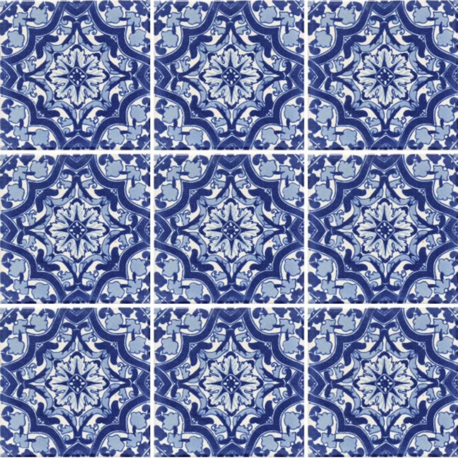 POOL TILES Mexican Talavera Ceramic Frost Proof Handcrafted - Etsy