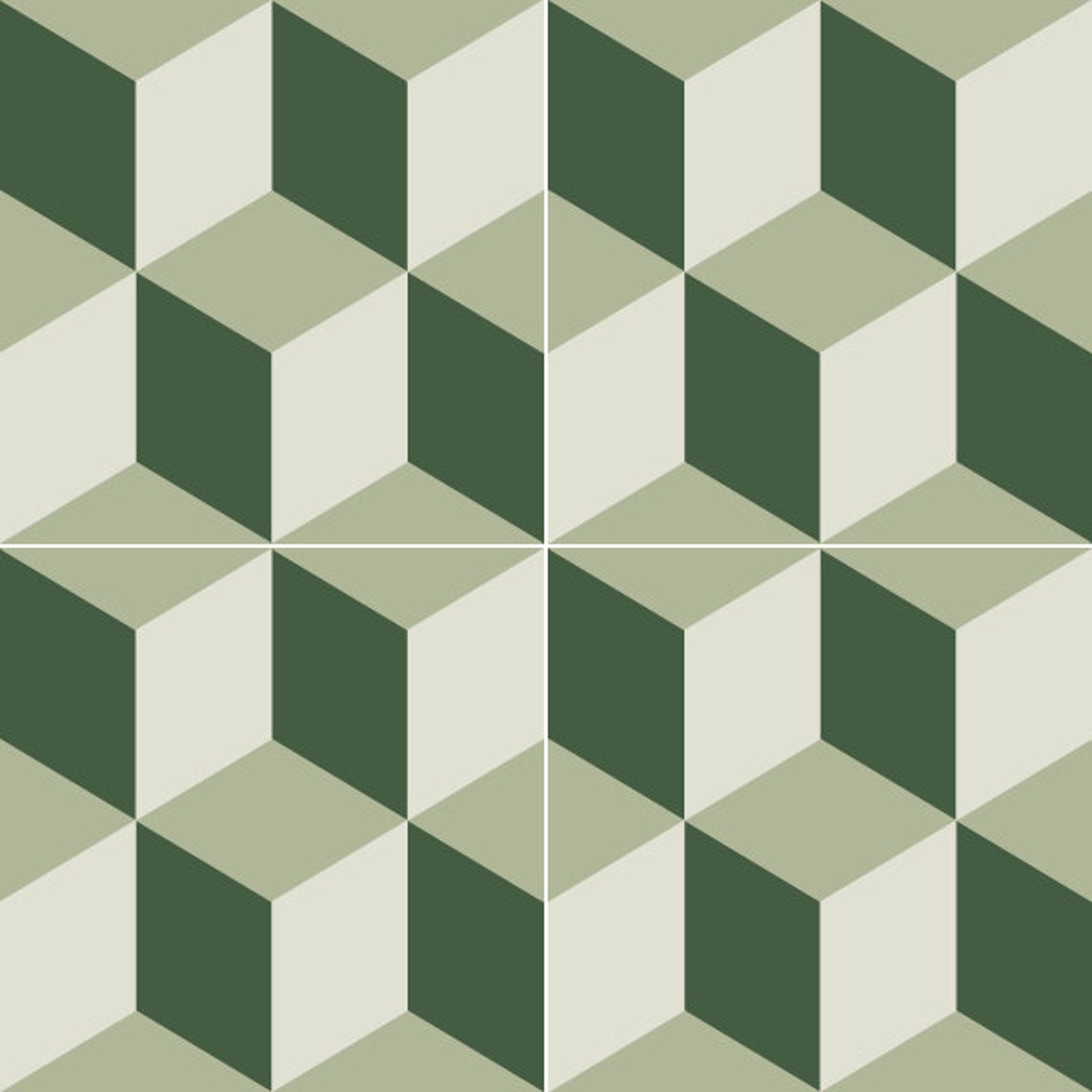 Mexican Mission Cement Tile Handcrafted 10 Sqf Harlequin2 - Etsy