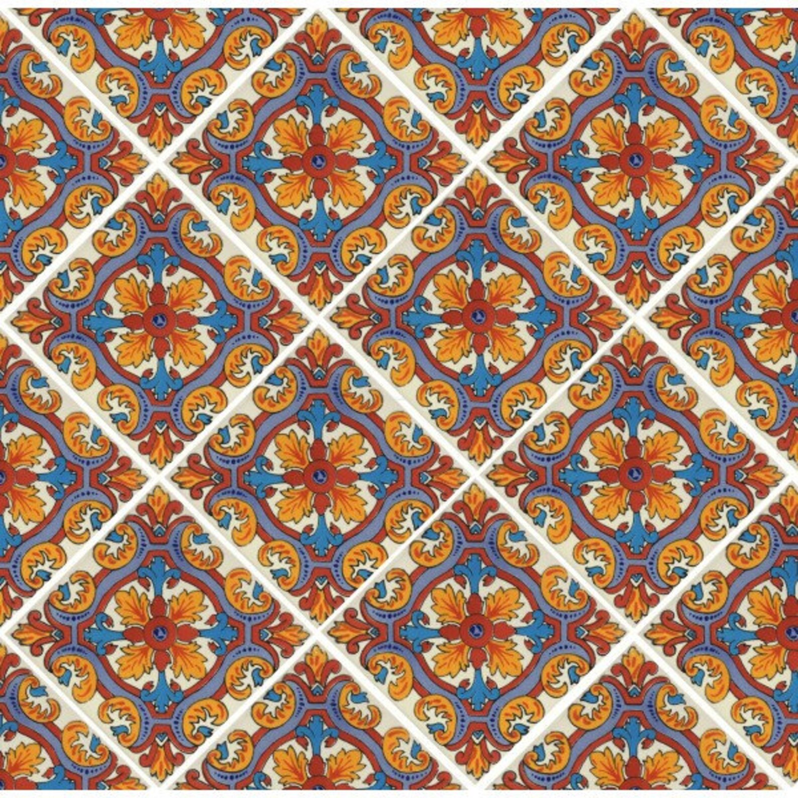 POOL TILES Mexican Talavera Ceramic Frost Proof Handcrafted | Etsy