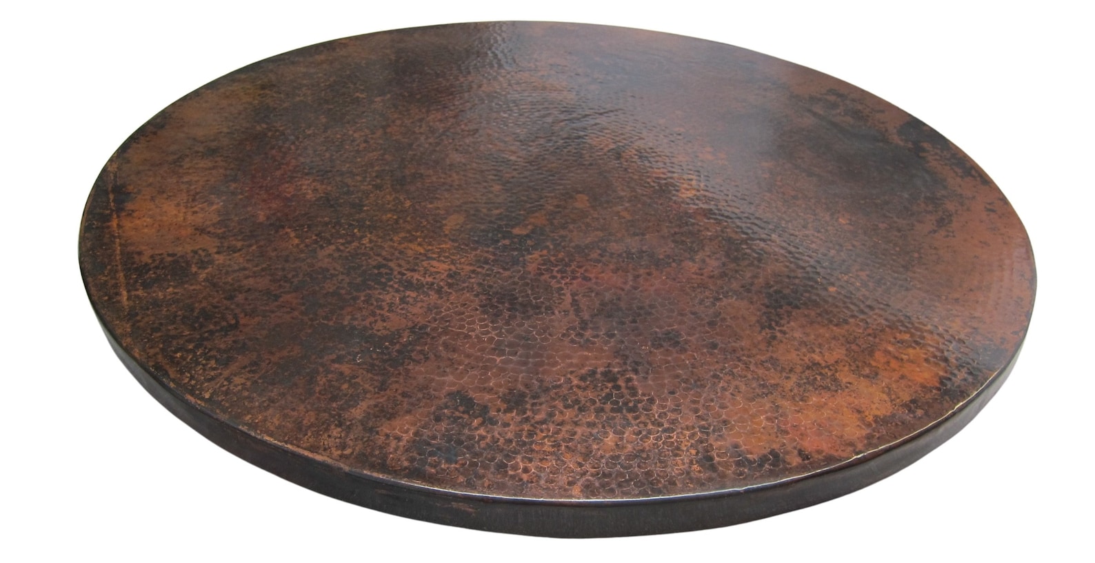 Hammered Copper Table Top Round Select Your Size - Etsy