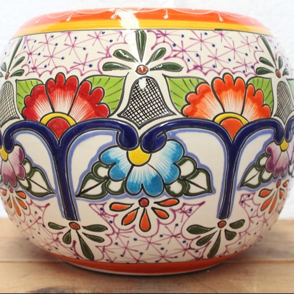 Mexican Pottery Planter - Etsy
