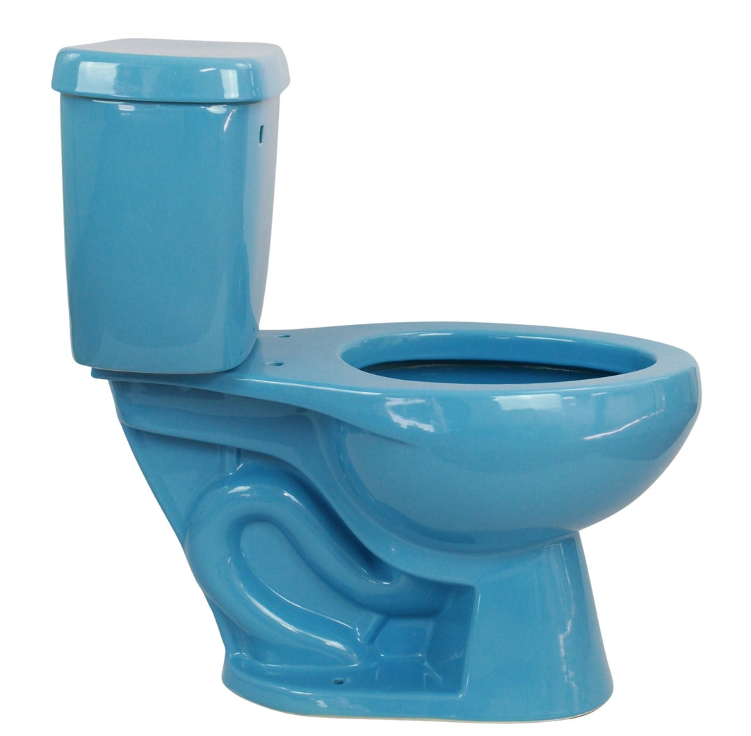 Mexican Toilet ELONGATED Comfort Height Hand Painted Azul Cielo - Etsy