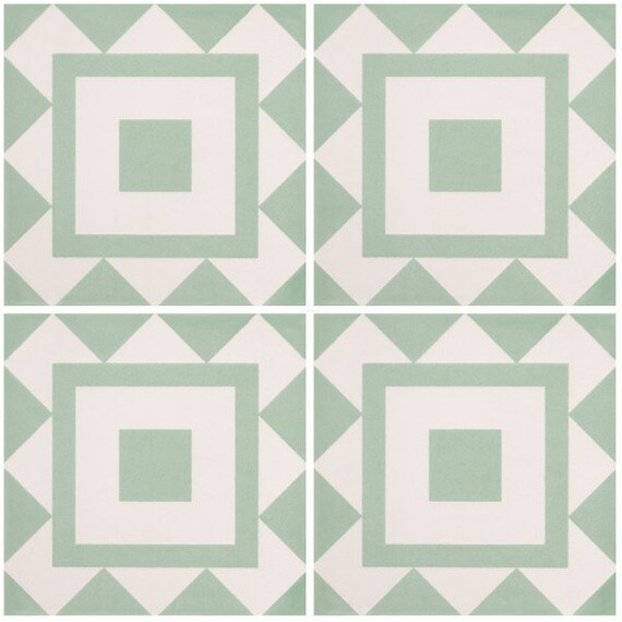 Mexican Ceramic Floor Tile Handcrafted Maya - Etsy