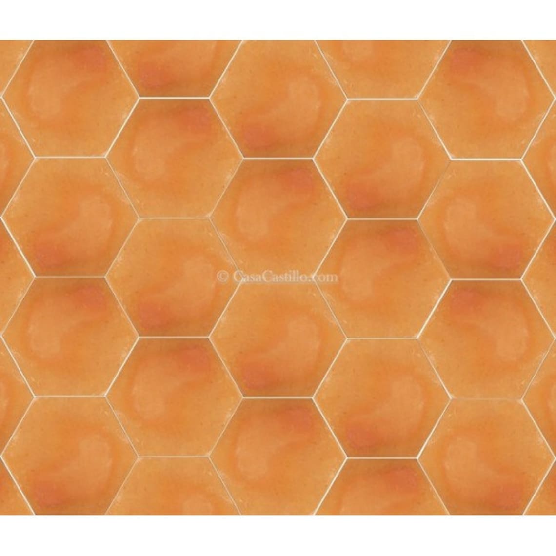 Mexican Saltillo Tiles Handcrafted Hexagonal1 Unsealed - Etsy