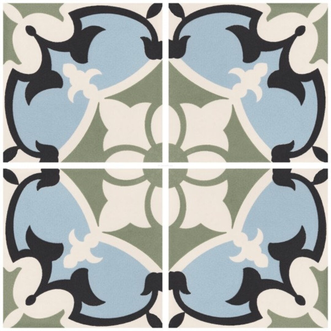 Mexican Ceramic Floor Tile Handcrafted CT28 - Etsy