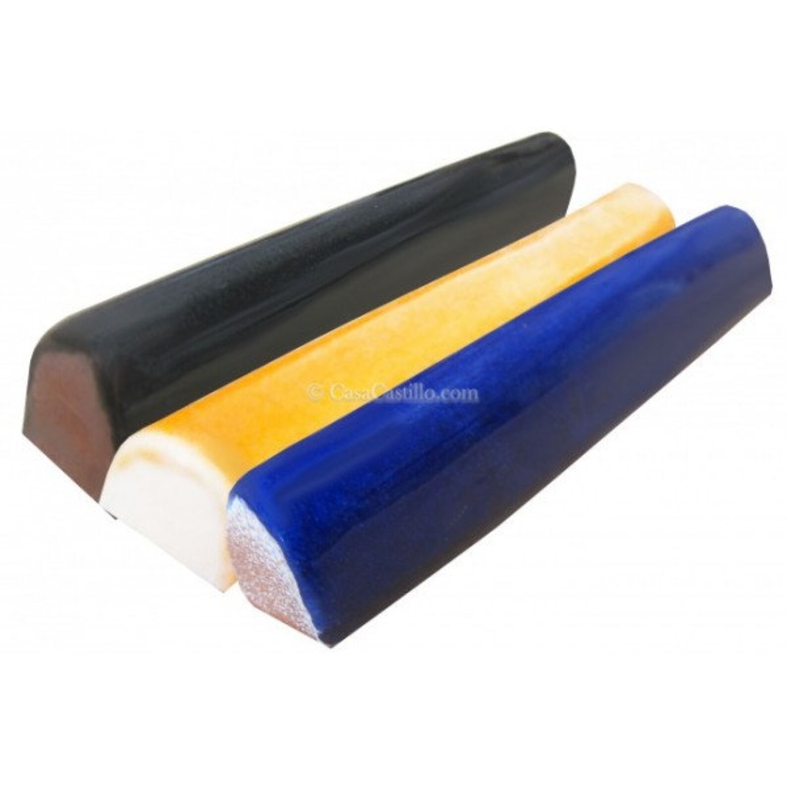 Mexican Talavera High Relief Pencil Trim Tiles Handcrafted | Etsy