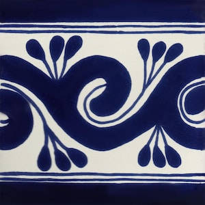 Mexican Talavera Ceramic Tiles Border Handcrafted - Berceo2 - (you ...