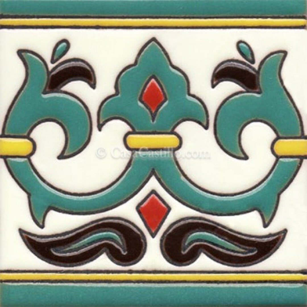 Ceramic High Relief Border Tiles Handcrafted Lugo2 you - Etsy