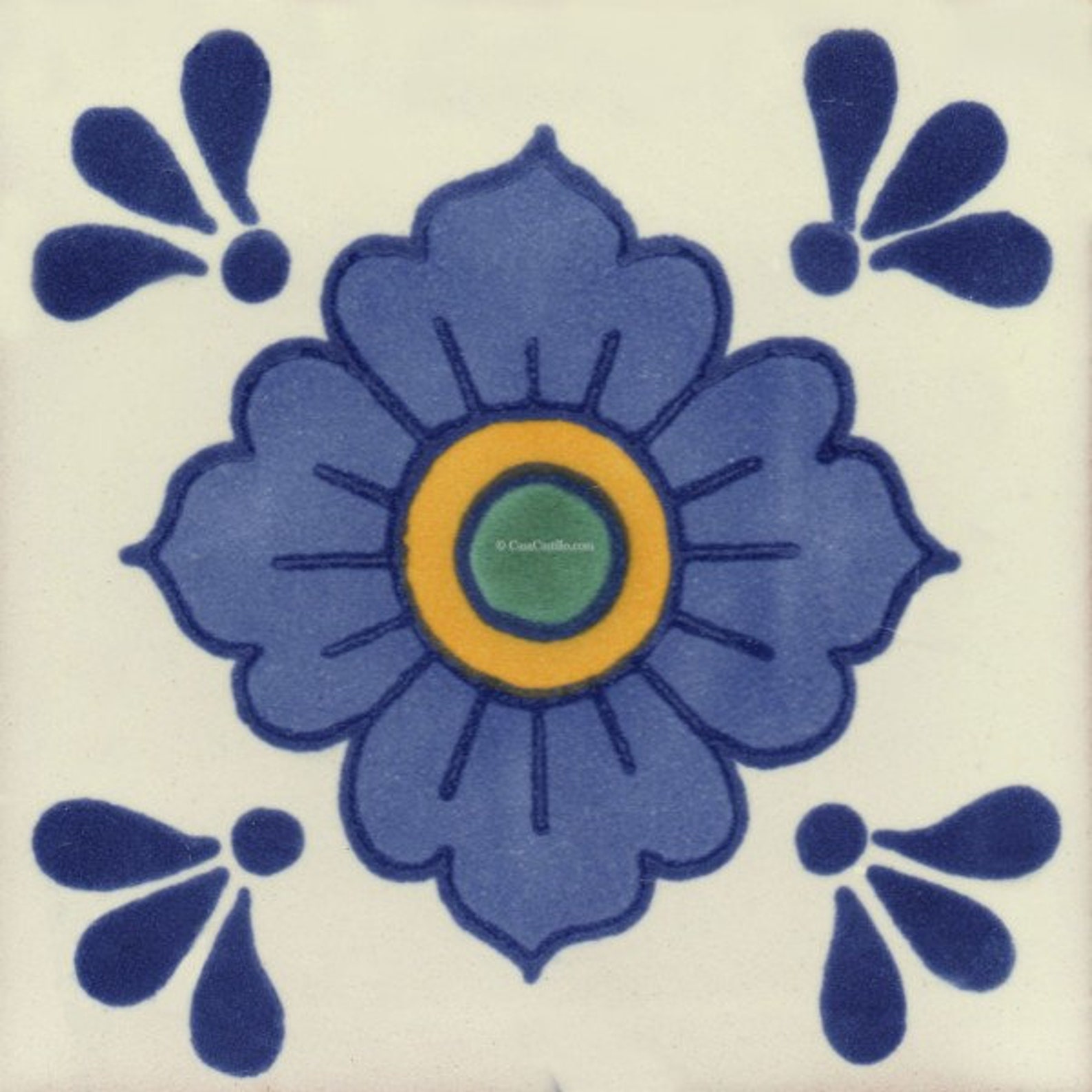 Mexican Talavera Ceramic Tiles Talavera Handcrafted - Etsy